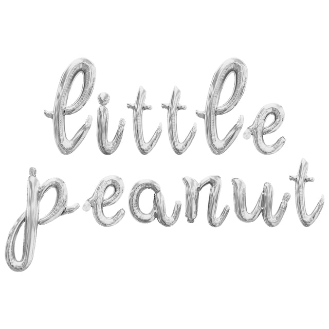 Cursive Script Letter Balloons - LITTLE PEANUT 16" Inch Alphabet ...