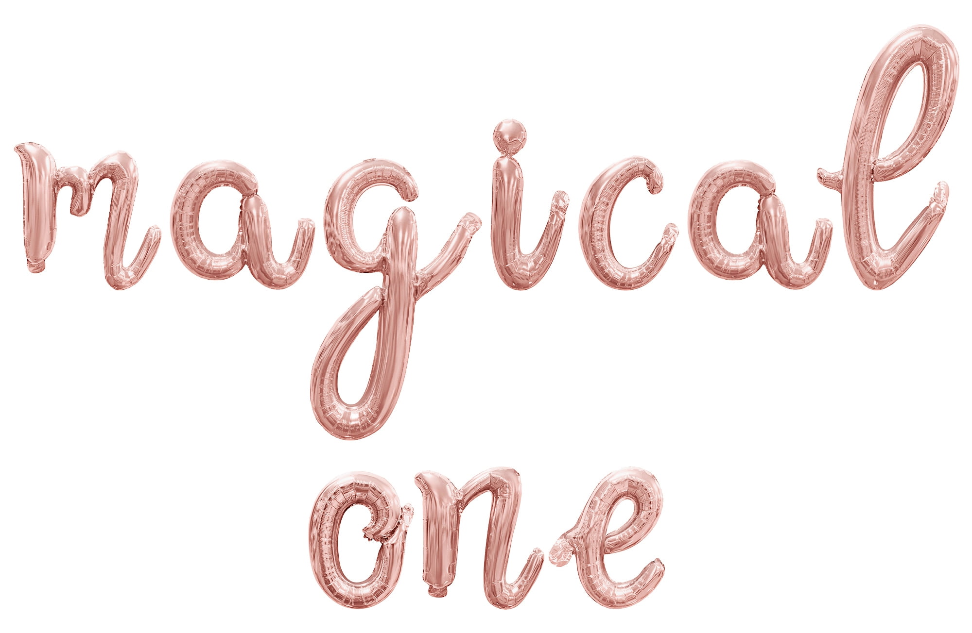 Cursive Script Letter Balloons - MAGICAL ONE 16" Inch Alphabet Letters ...