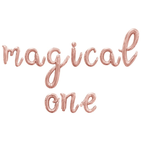 Cursive Script Letter Balloons - MAGICAL ONE 16" Inch Alphabet Letters ...