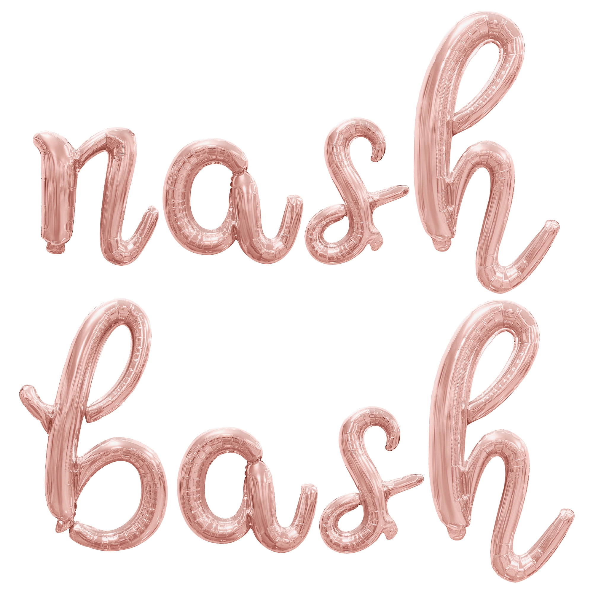 Cursive Script Letter Balloons - NASH BASH 16" Inch Alphabet Letters ...