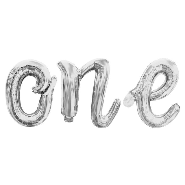 Cursive Script Letter Balloons - ONE 16" Inch Alphabet Letters Foil ...