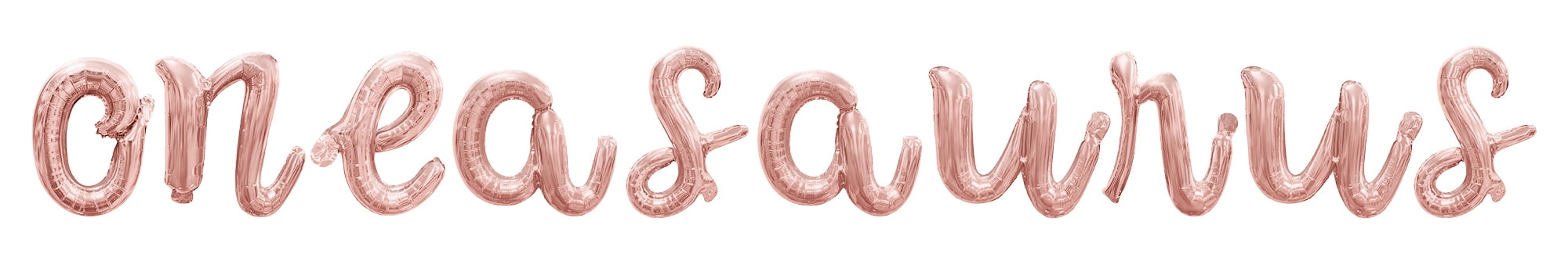 Cursive Script Letter Balloons - ONEASAURUS 16" Inch Alphabet Letters ...