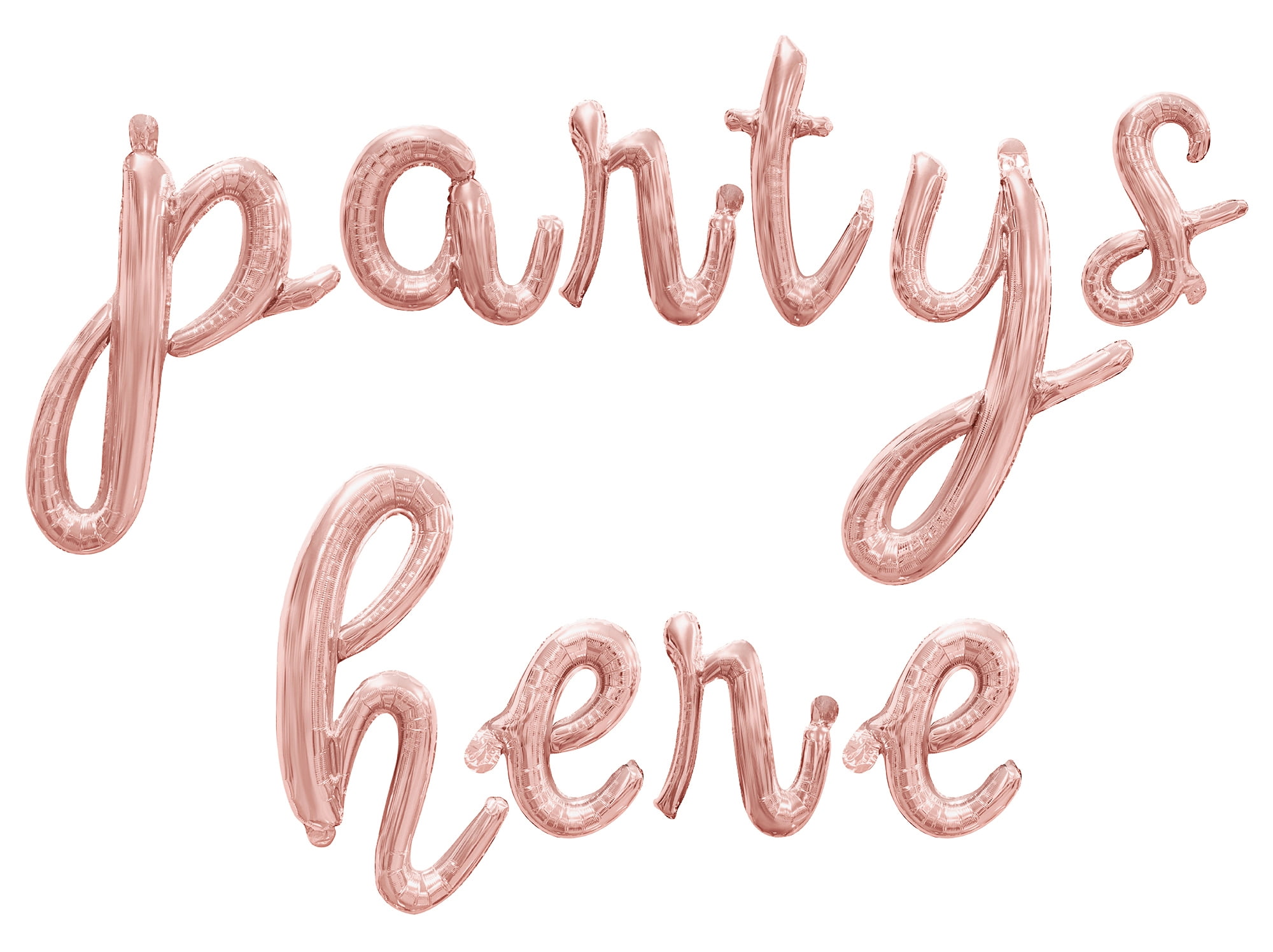 Cursive Script Letter Balloons - PARTYS HERE 16" Inch Alphabet Letters ...