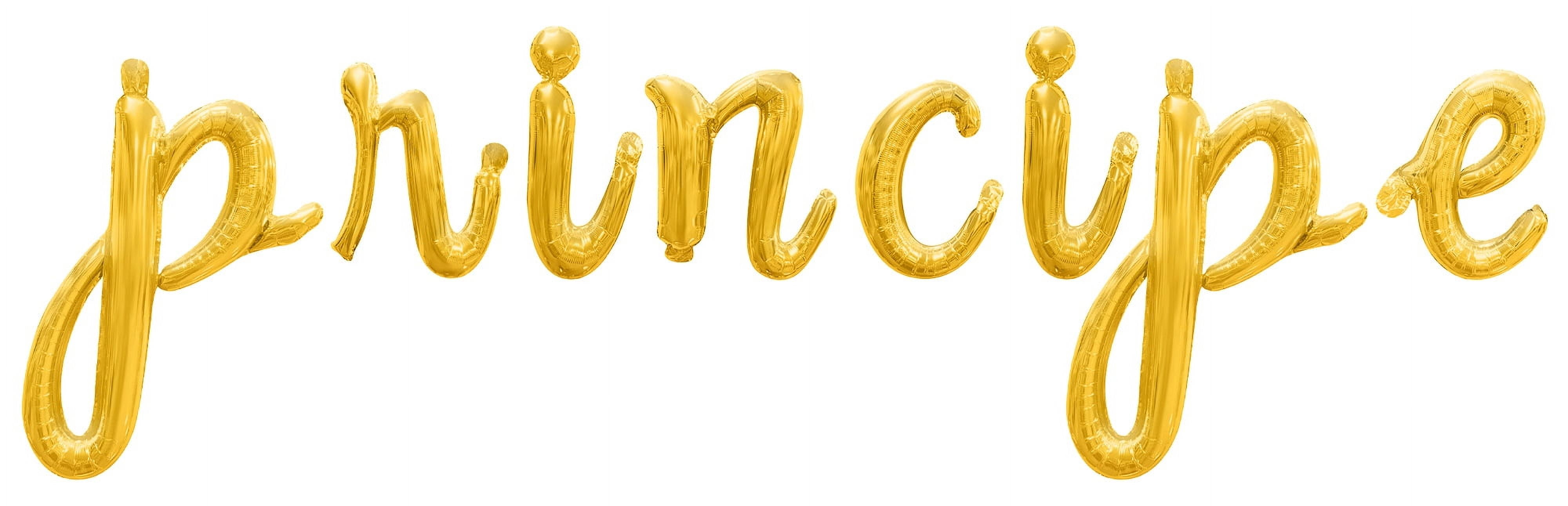 Cursive Script Letter Balloons - PRINCIPE 16" Inch Alphabet Letters ...