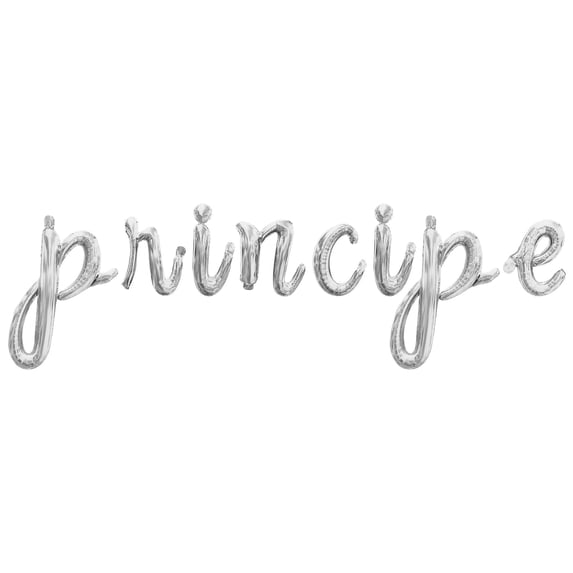 Cursive Script Letter Balloons - PRINCIPE 16" Inch Alphabet Letters ...