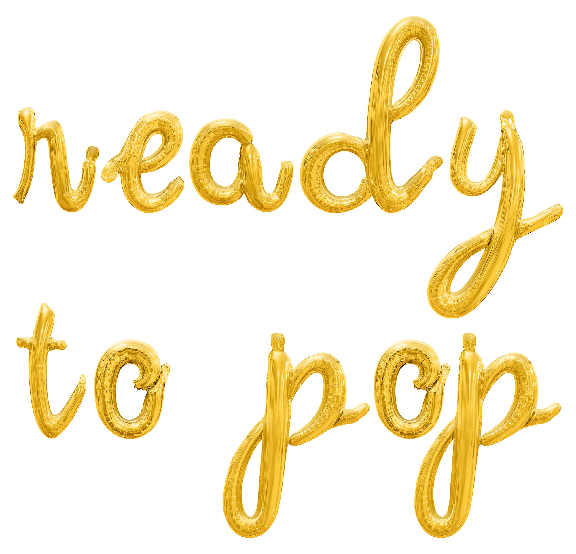 Cursive Script Letter Balloons - READY TO POP 16" Inch Alphabet Letters ...