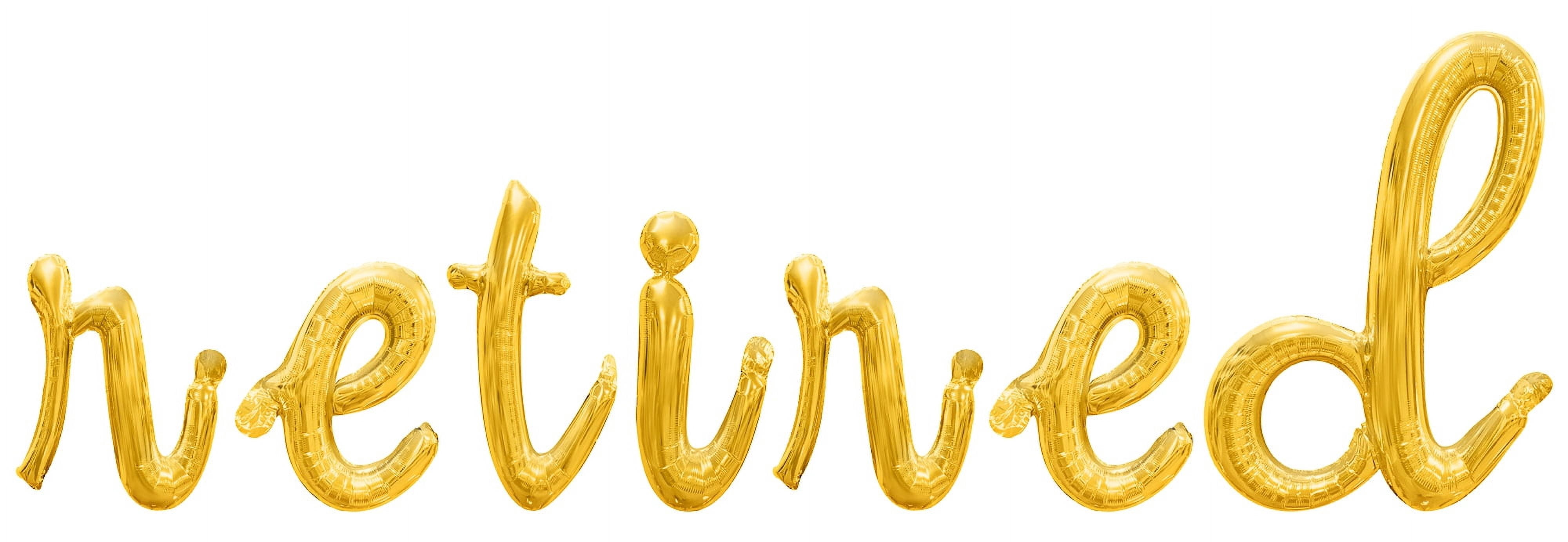 Cursive Script Letter Balloons - RETIRED 16" Inch Alphabet Letters Foil ...