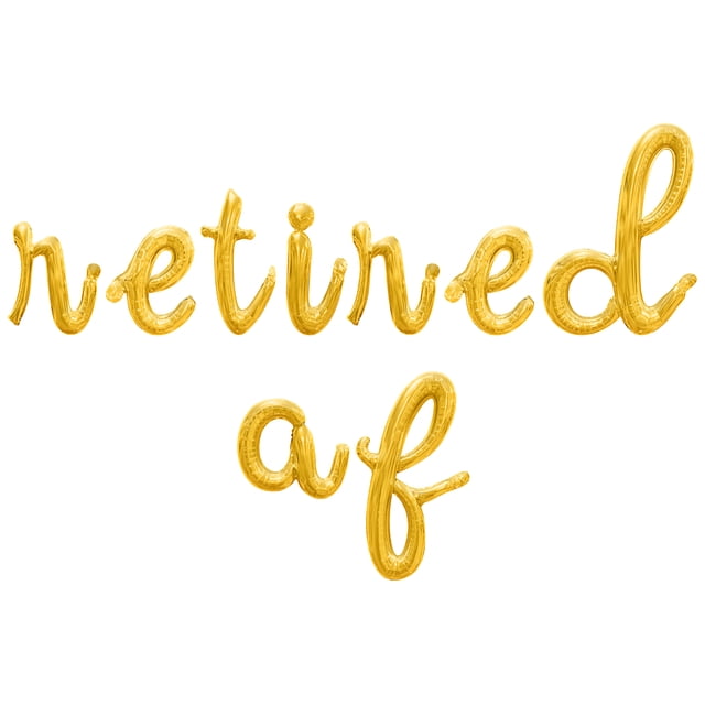 Cursive Script Letter Balloons - RETIRED AF 16" Inch Alphabet Letters ...