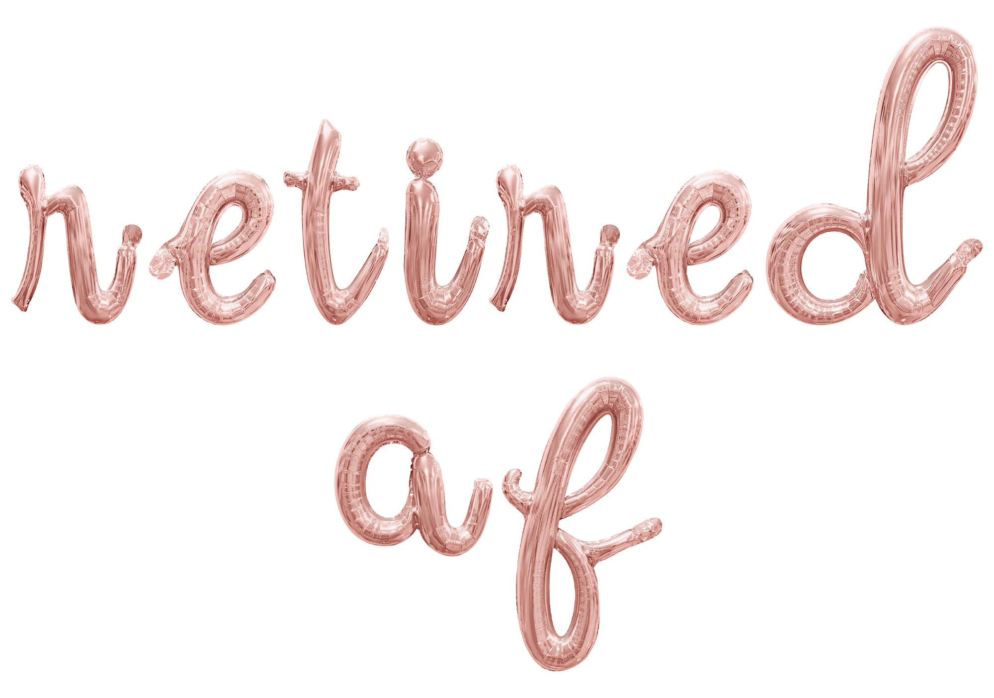 Cursive Script Letter Balloons - RETIRED AF 16" Inch Alphabet Letters ...