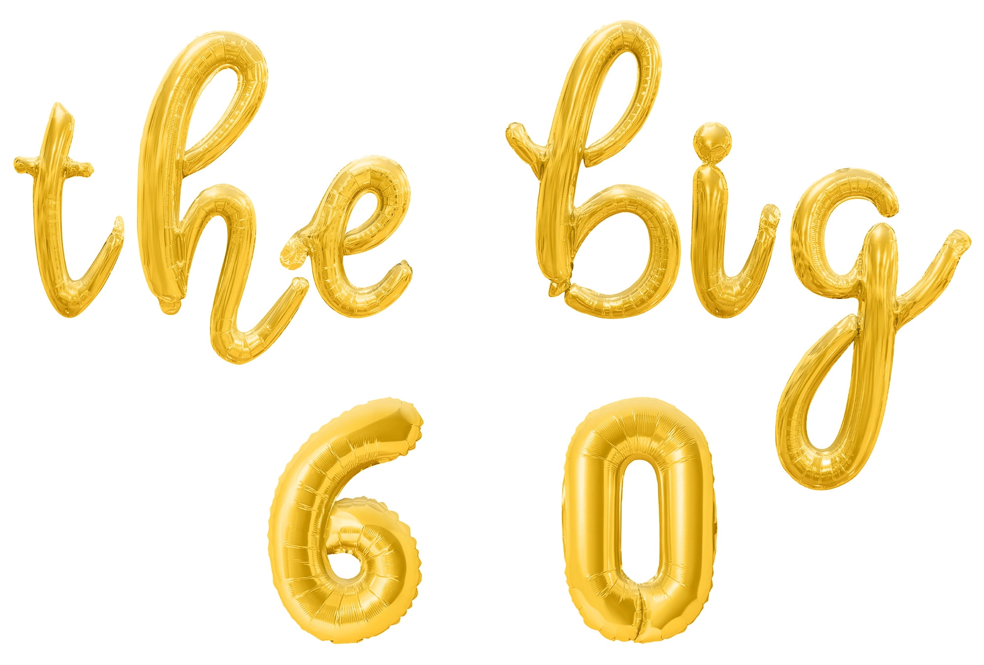 Cursive Script Letter Balloons - THE BIG 6 0 16" Inch Alphabet Letters ...