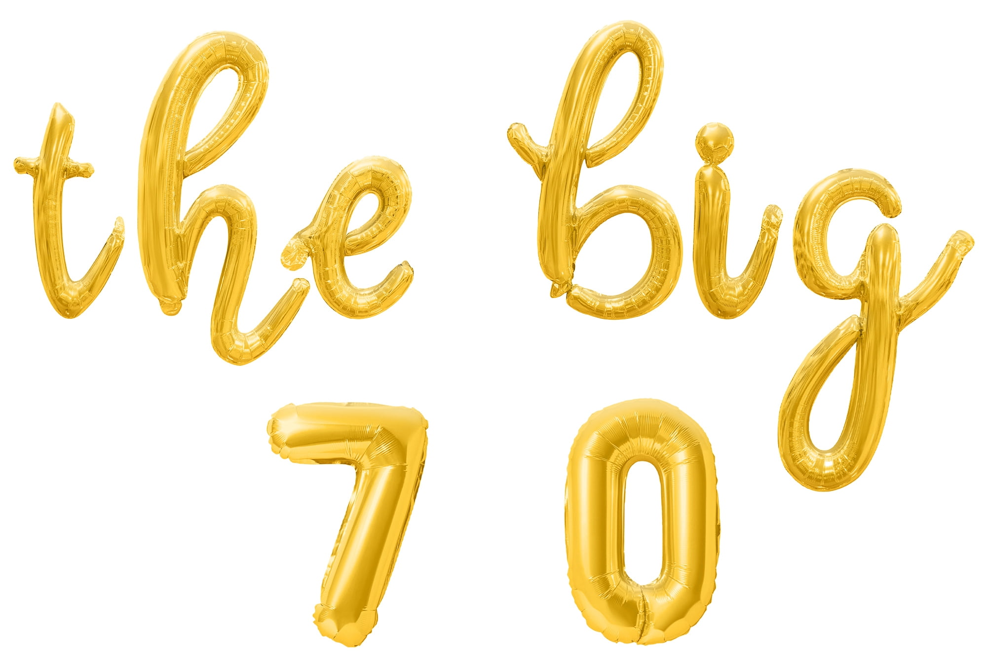 Cursive Script Letter Balloons - THE BIG 7 0 16" Inch Alphabet Letters ...