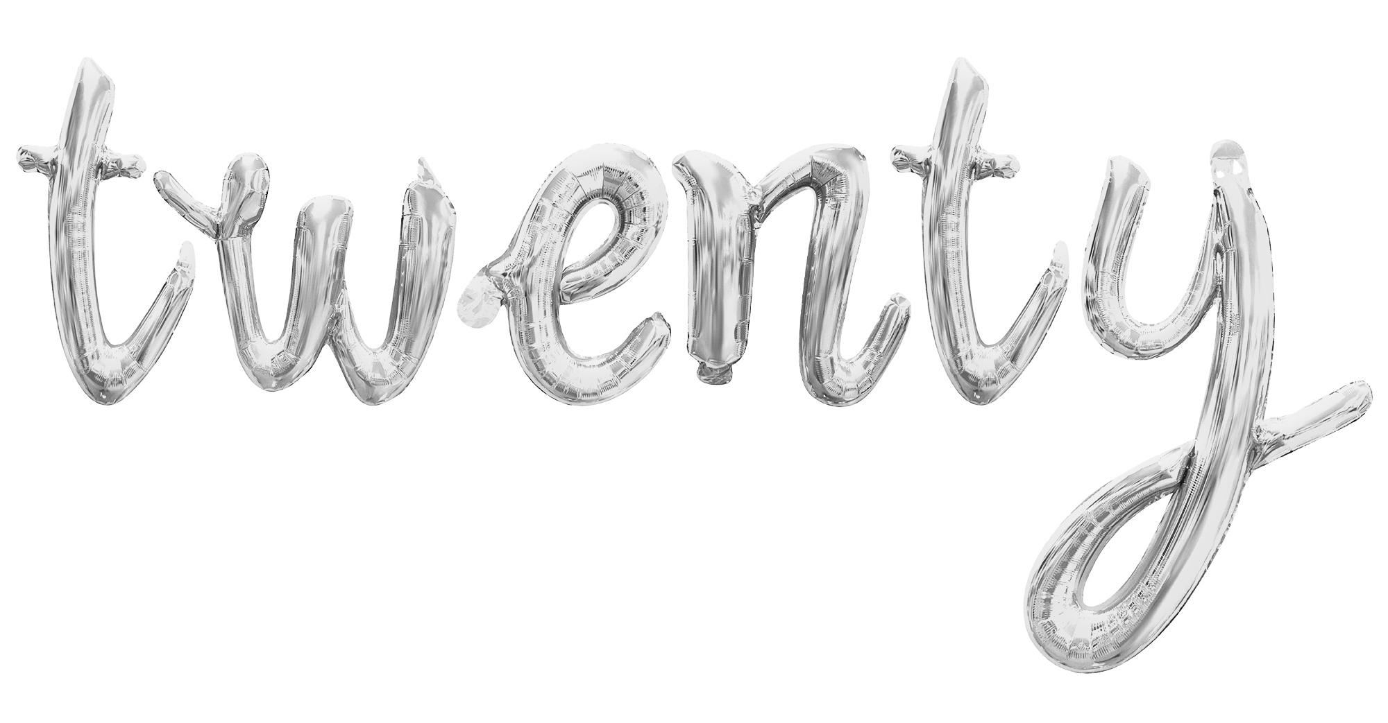 Cursive Script Letter Balloons - TWENTY 16" Inch Alphabet Letters Foil ...