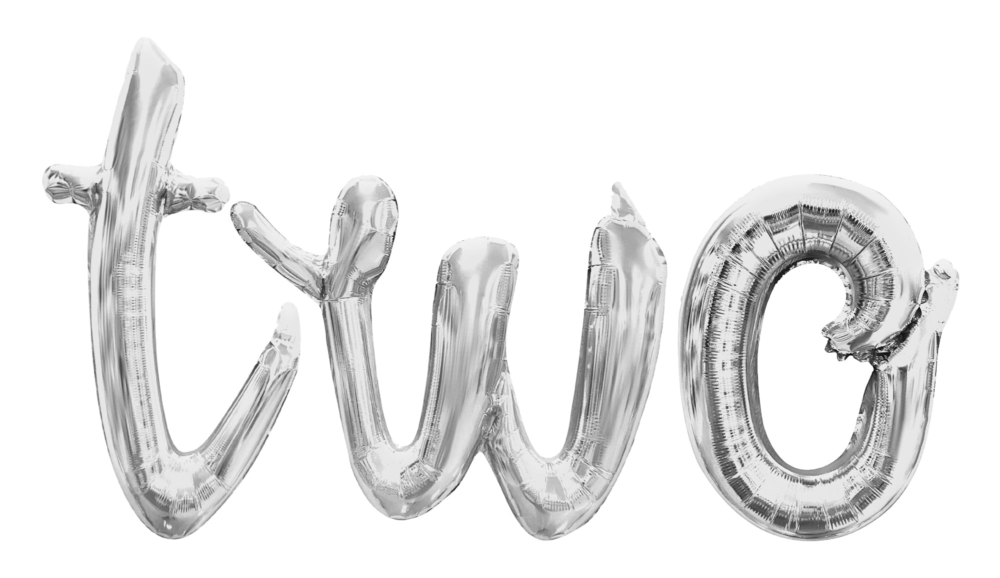 Cursive Script Letter Balloons - TWO 16" Inch Alphabet Letters Foil ...