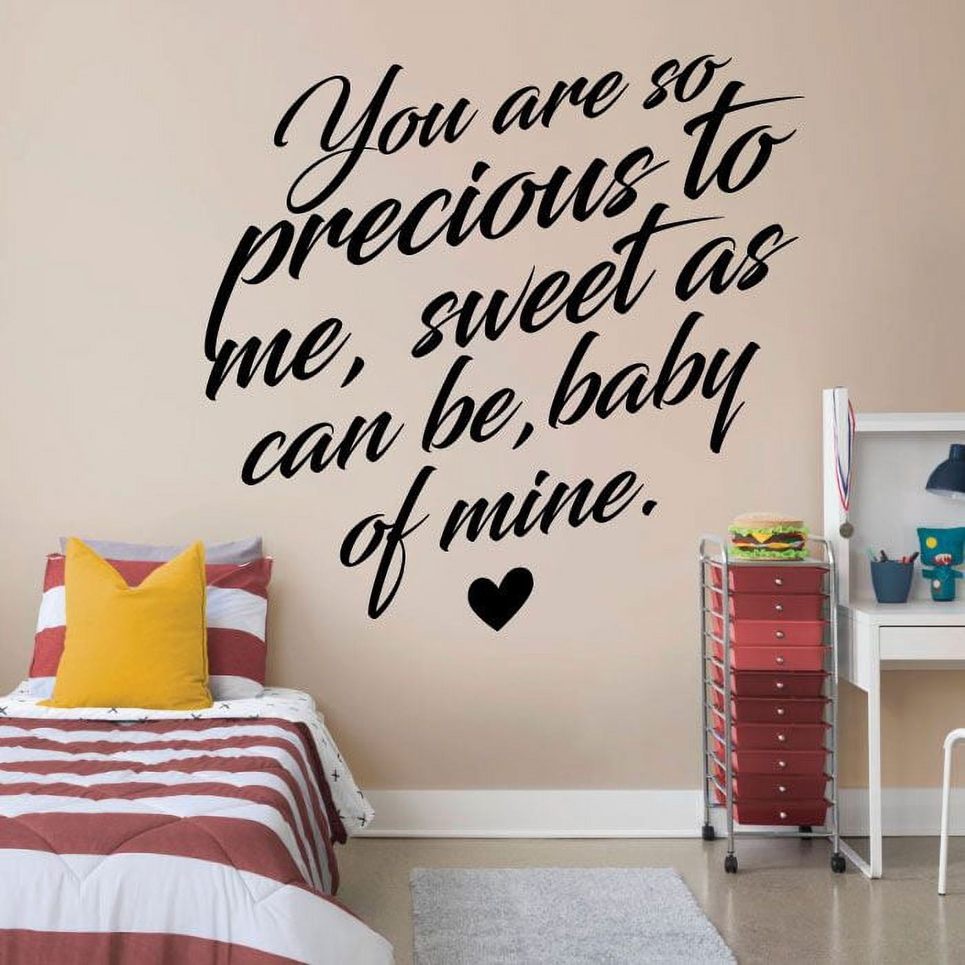 Cursive Wall Decal Quote You Are So Precious To Me Sweet As Can Be Baby ...