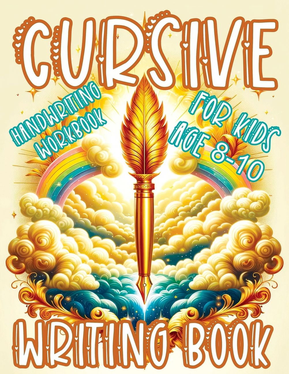 Cursive Writing Books for Kids: A Practice Handwriting Learning ...