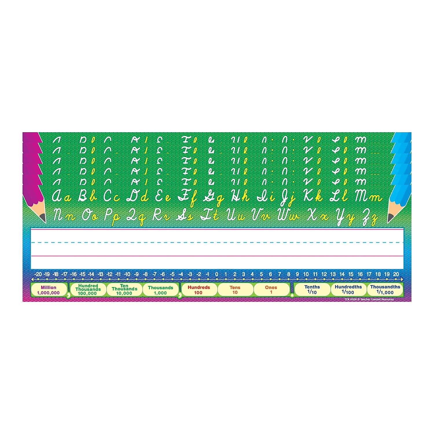 Cursive Writing Name Plates, 36 Per Pack, 6 Packs - Walmart.com