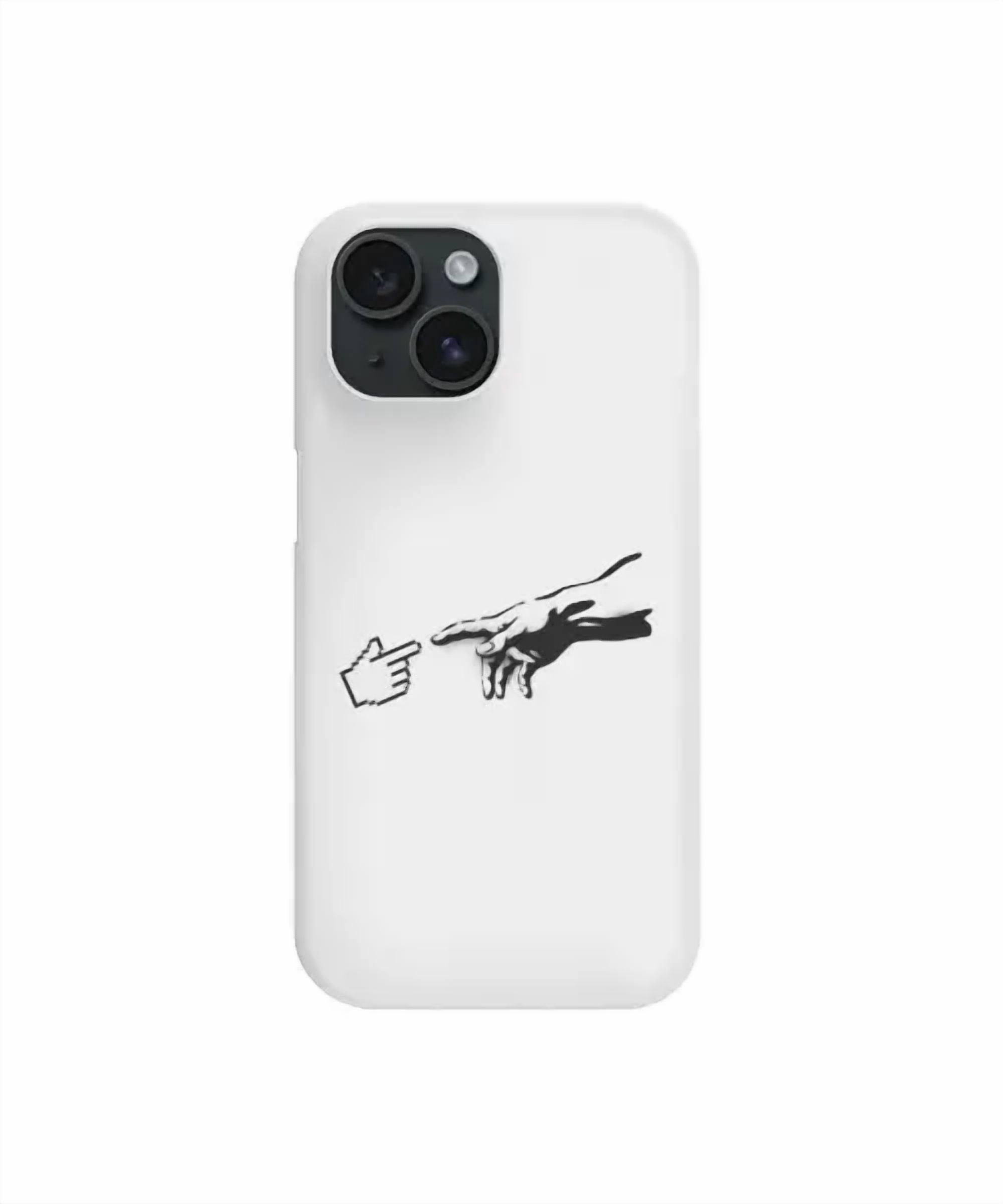 Cursor Creation Funny Computer Art God Phone Case for iPhone 16 15 14 ...
