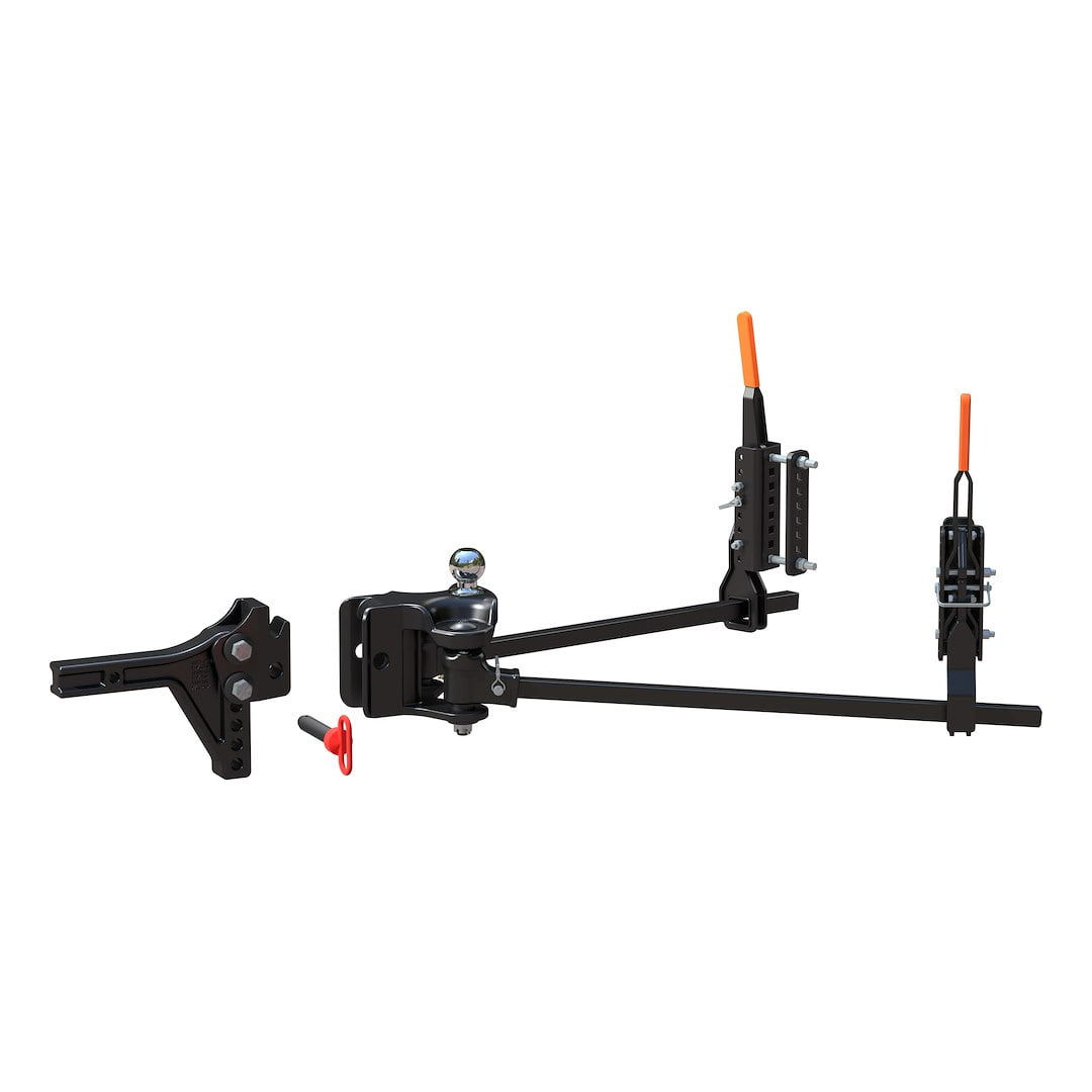 Curt 17520 TruTrack 4Point 8-10K Trailer Mounted Weight Distribution ...