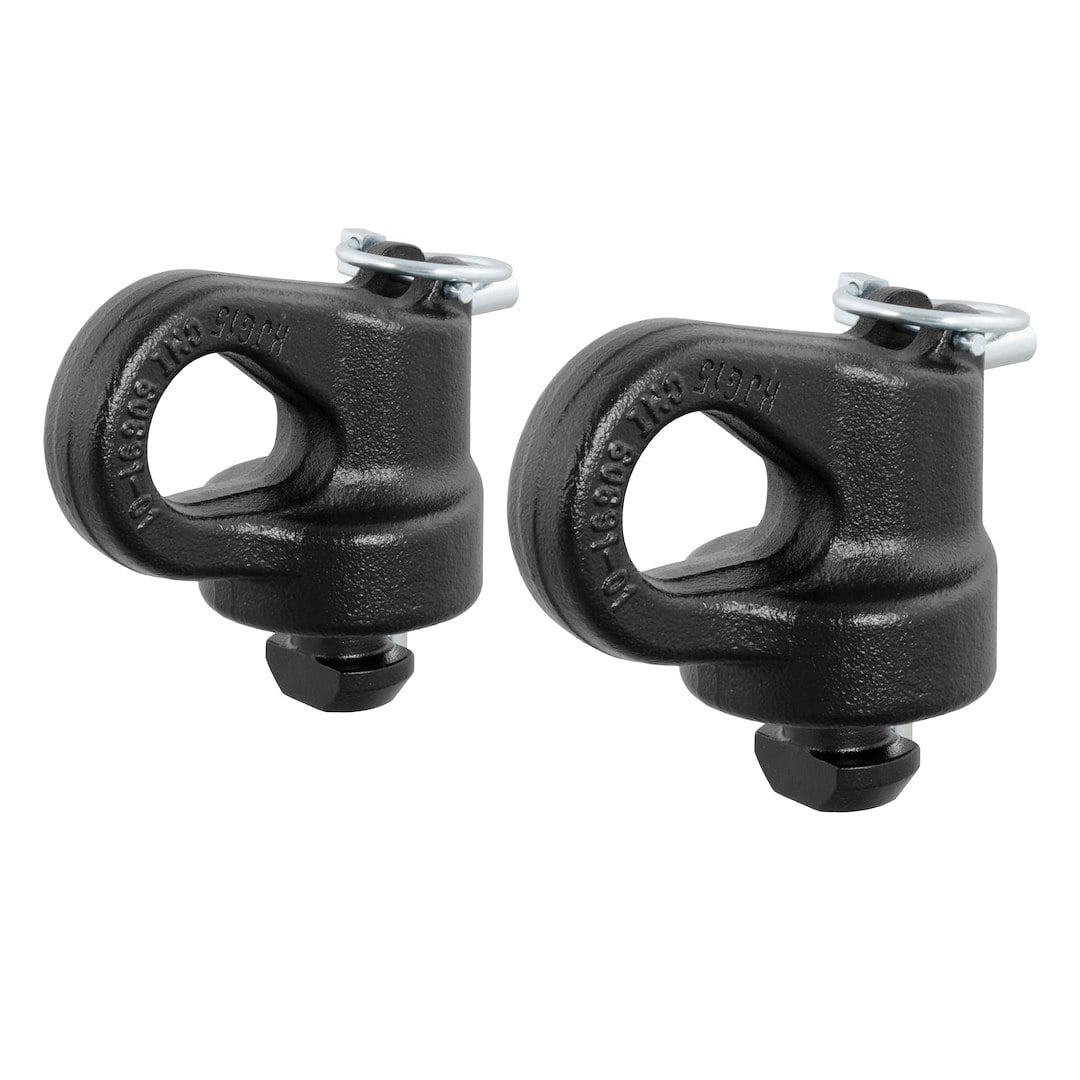 Curt 60691 OEM Gooseneck Trailer Puck System Ball Hitch Safety Chain ...