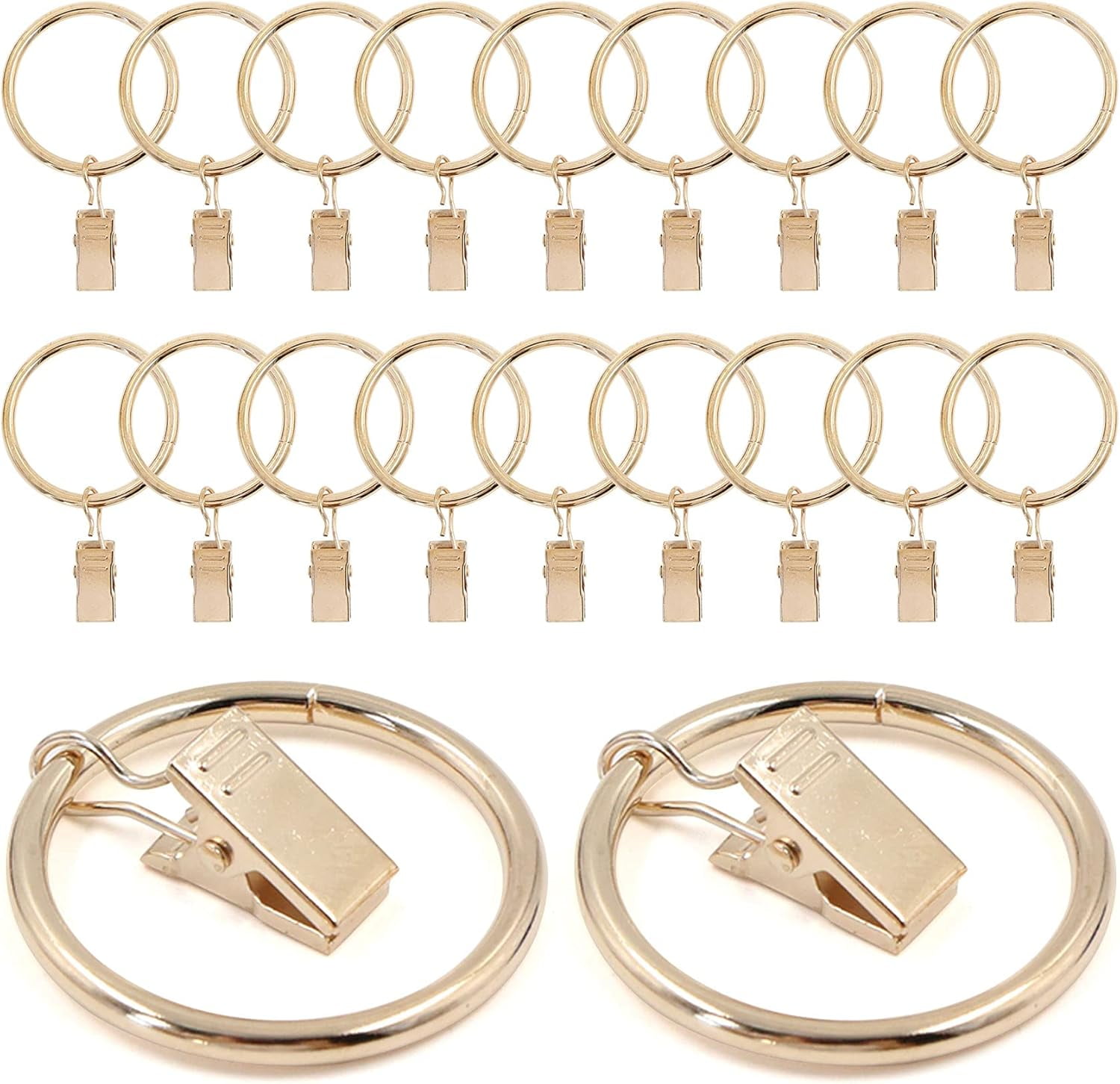 Curtain Accessories for Elegance and Durability, Light Gold Finish with ...