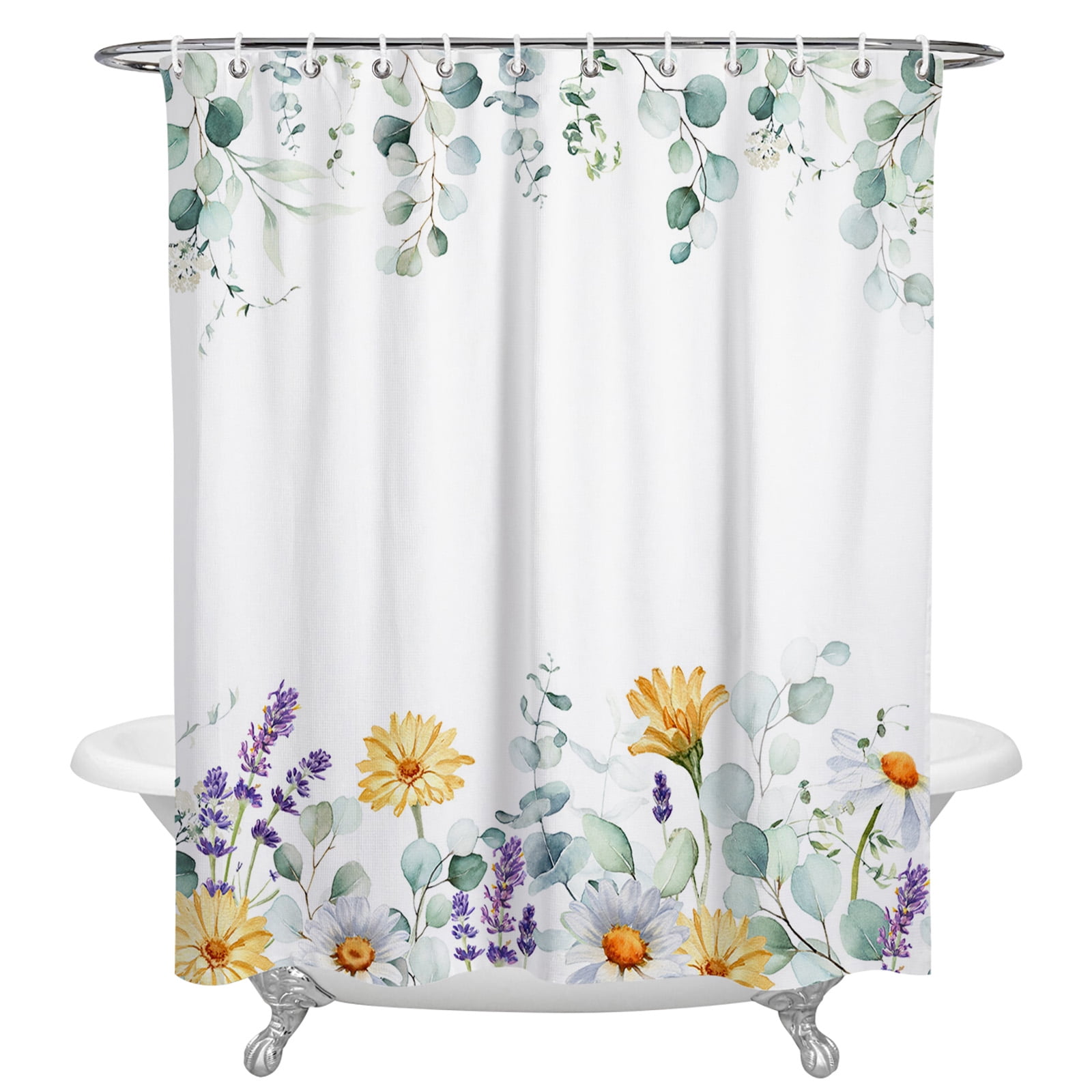 Curtain Bathroom Luxury Modern Decor Home Curtains Bath Waterproof