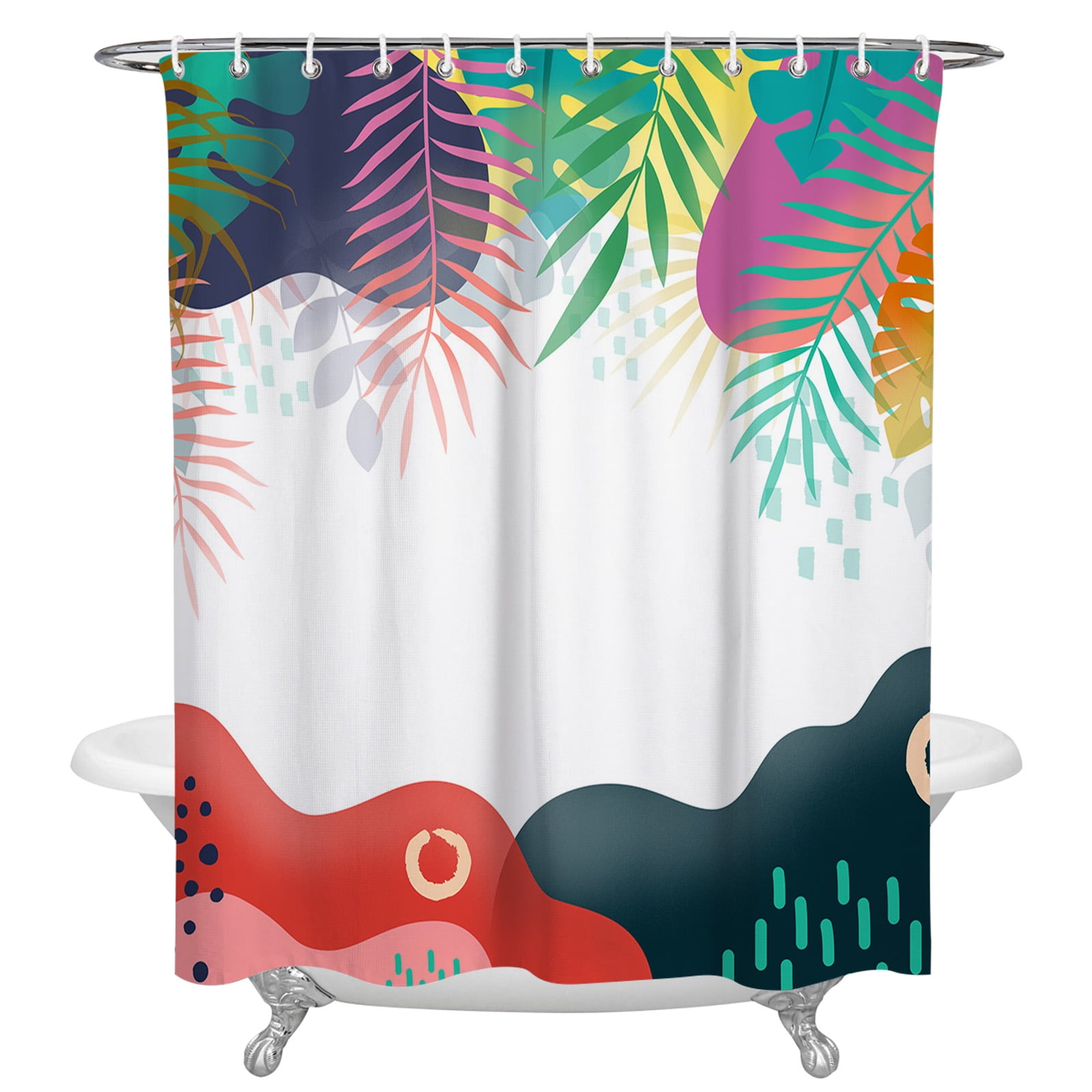 Curtain Bathroom Luxury Modern Decor Home Curtains Bath Waterproof