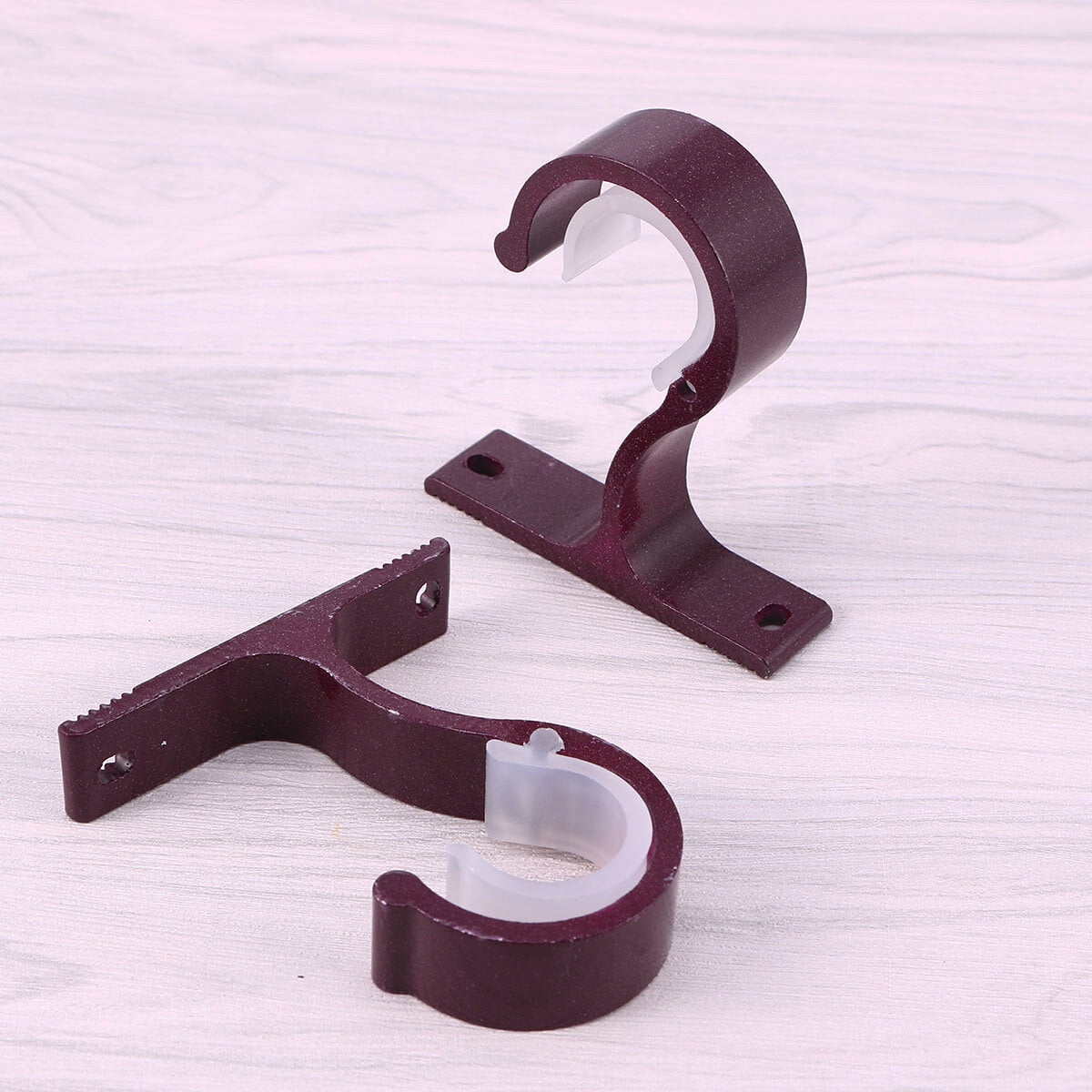 Curtain Bracket Rod Ceiling Brackets Rods Hook Hanger Walls Aluminum ...