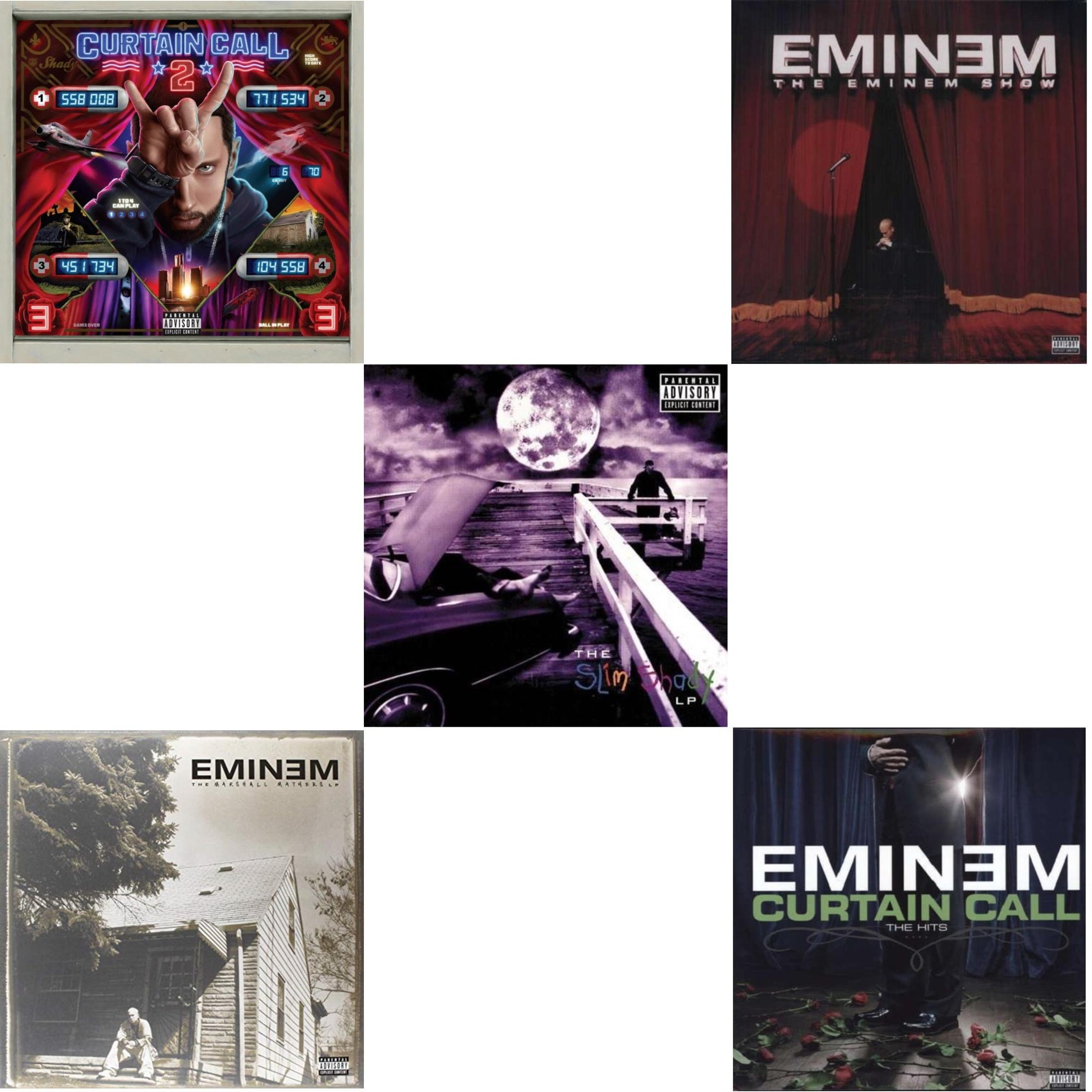 Curtain Call 2 (2LP) & Marshall Mathers LP & Slim Shady LP & Eminem ...