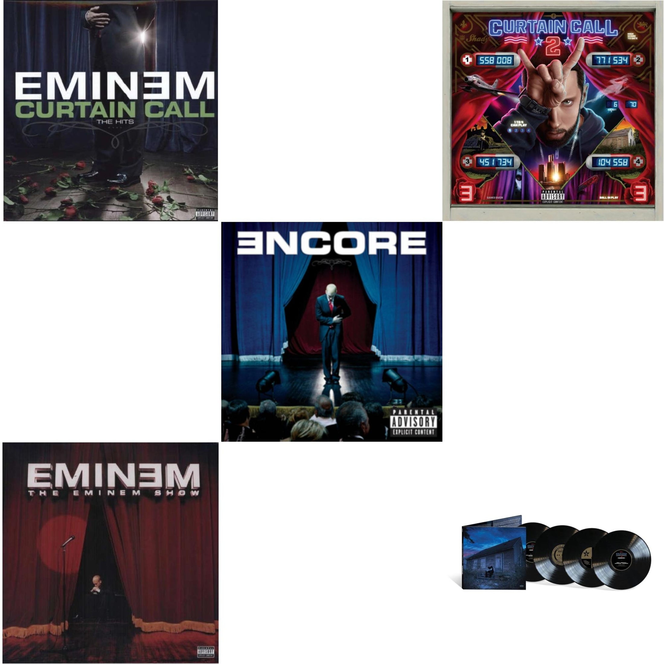 Curtain Call: Hits & Eminem Show & Encore & Curtain Call 2 (2LP ...
