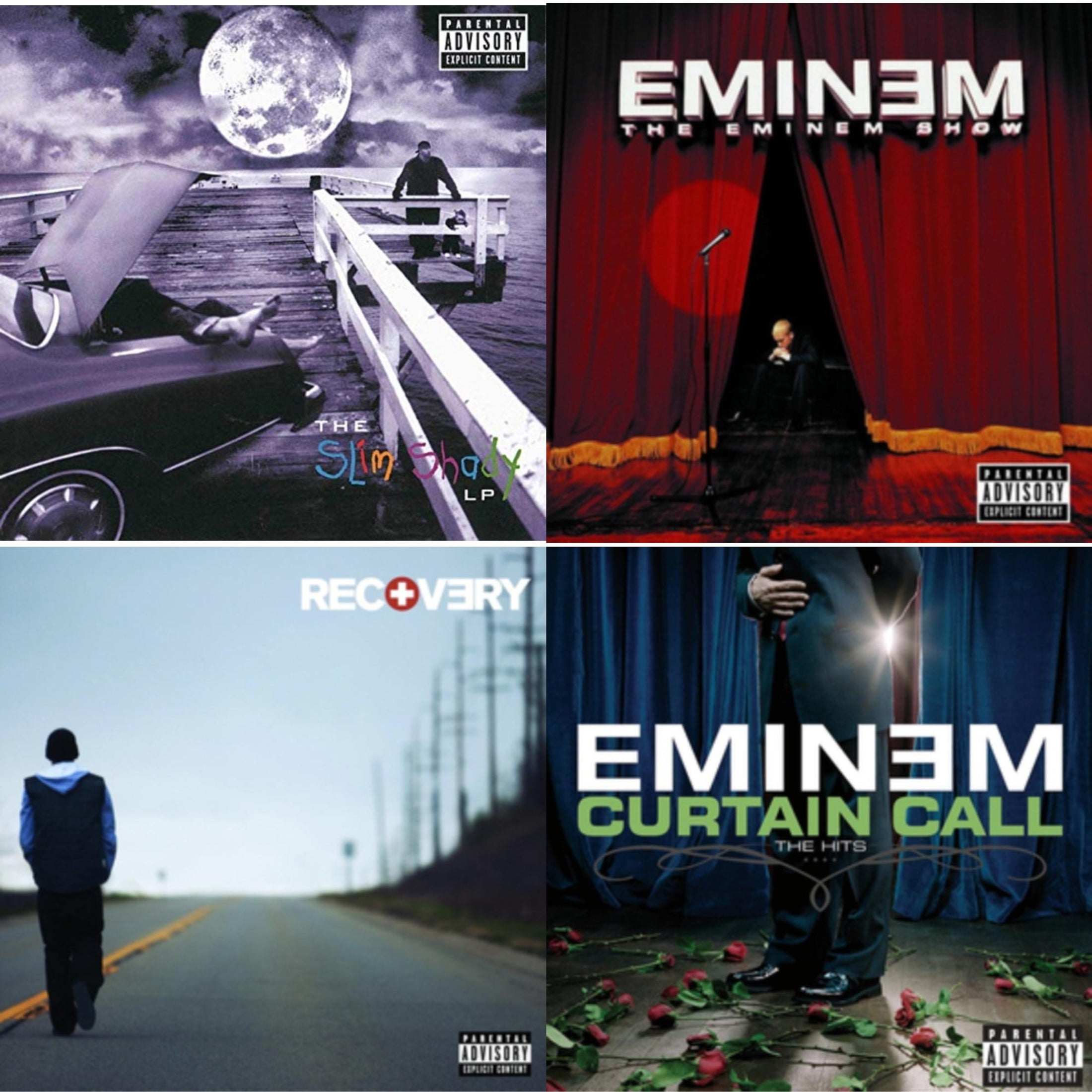 Curtain Call: Hits & Eminem Show & Recovery & Slim Shady LP - Walmart.com