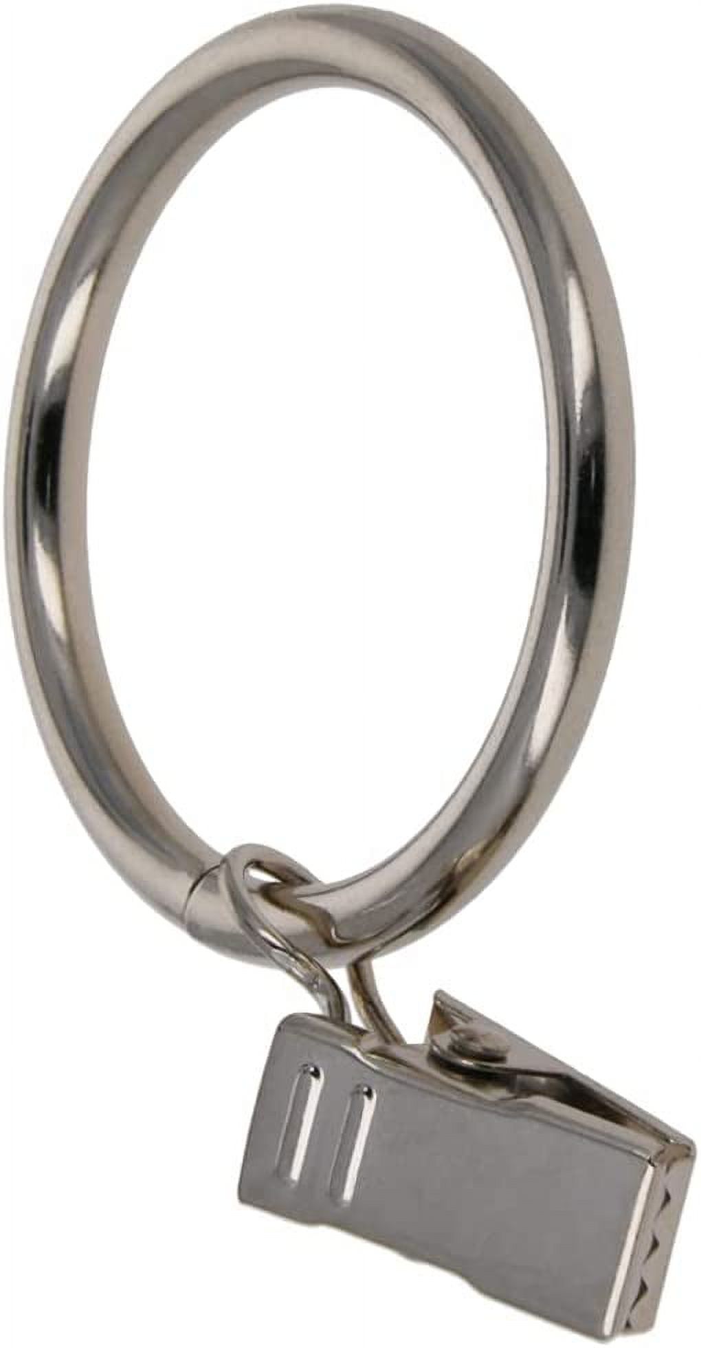Curtain Clip Rings Hooks 35x4mm(IDxT) Iron Drapery Ring for Drapery ...