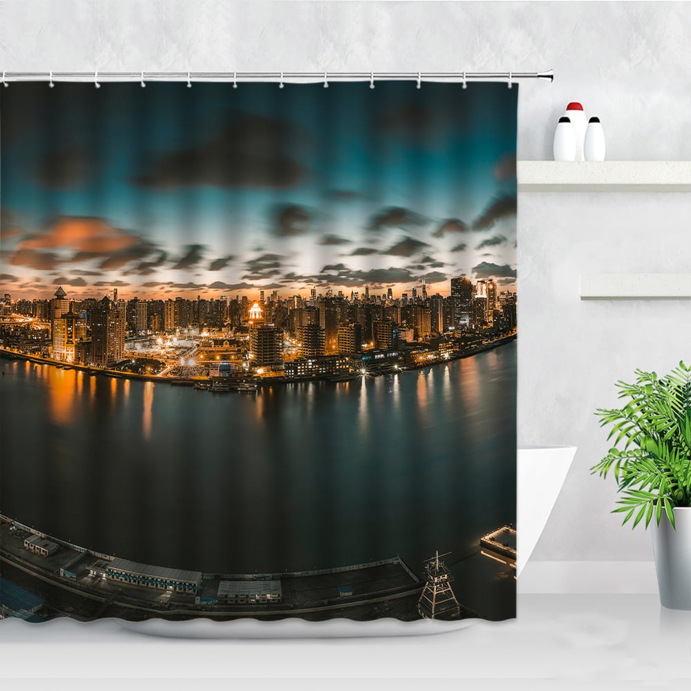 Curtain Decor Bathroom Home Modern ry Screens Bath Fabric Curtains ...