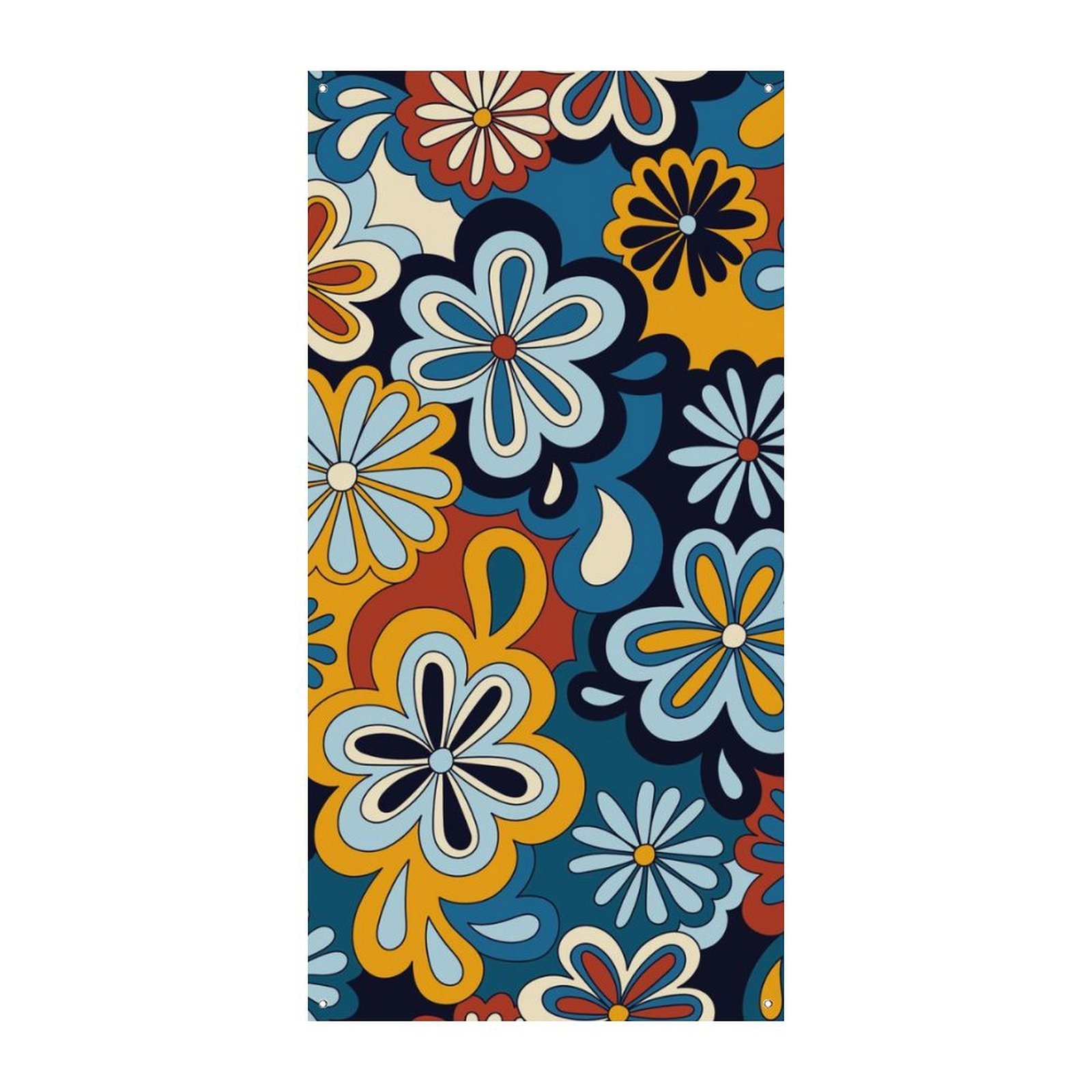 Curtain Decoration Banner 70.9×35.4in Durable Wear Resistance Wind ...