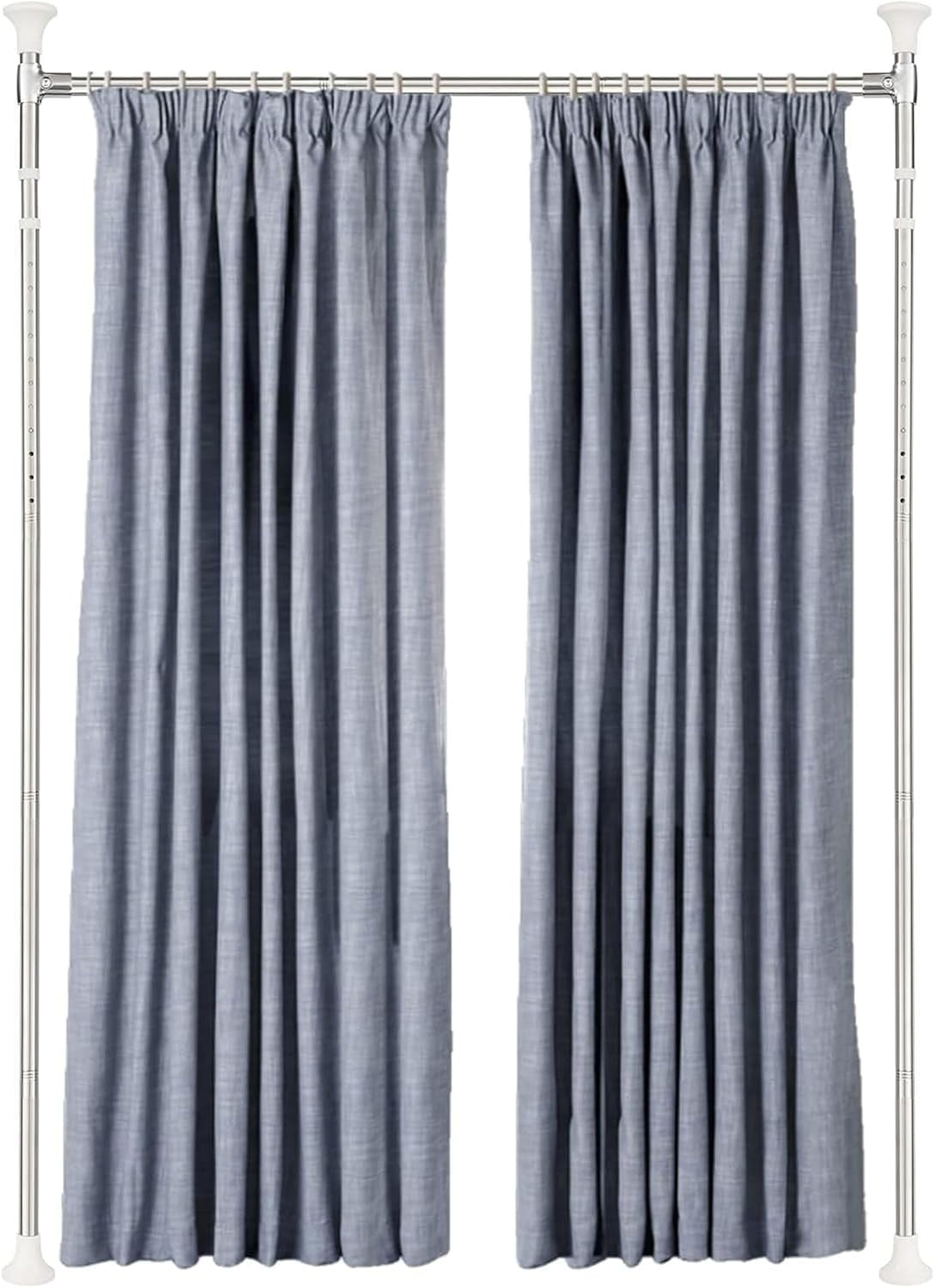 Curtain Divider Stand - 48 to 72 inches Expandable Room Divider，Damage ...