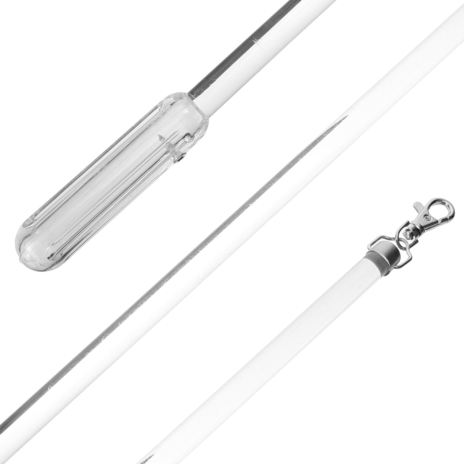 Curtain Handle Curtain Rod Blind Stick Curtain Pulls Acrylic Drapery ...