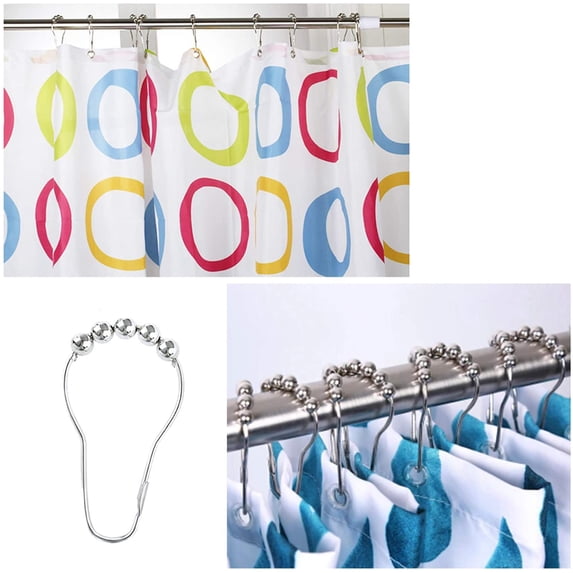 Curtain Hook 36pcs Curtain Rod Curtain Rods Ring Rings Shower Curtain ...