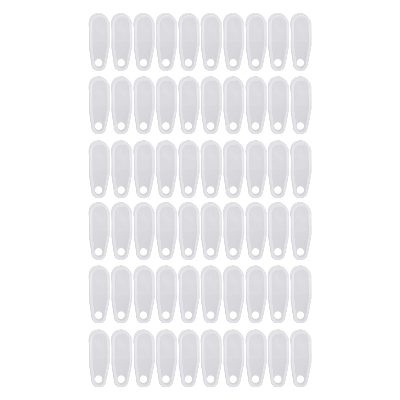Curtain Installation Set with 30/60Pcs White Traverses Rod Slides ...