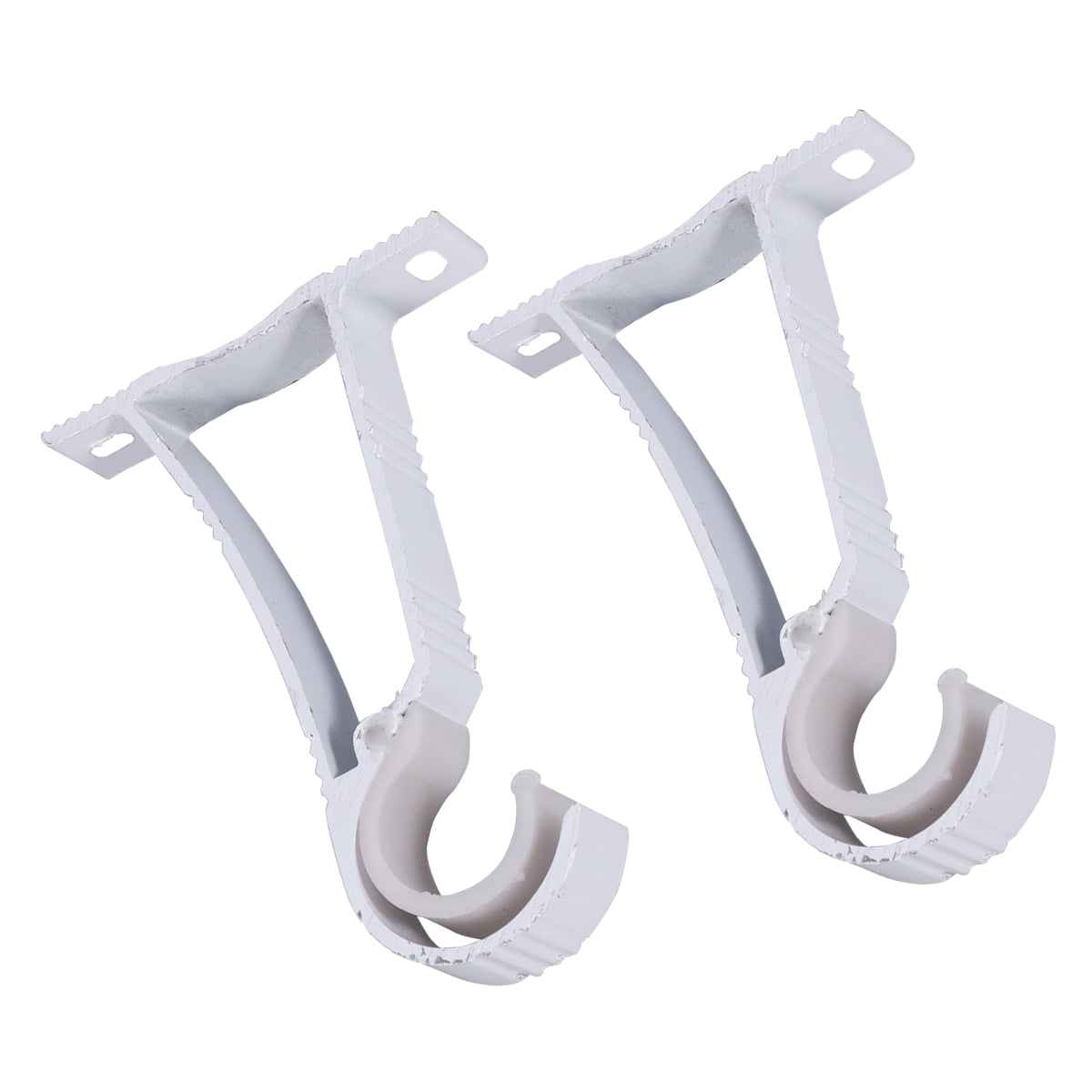 NIAIZEK Curtain Rod Center Support Bracket 2 Pieces Strong Fixation for ...