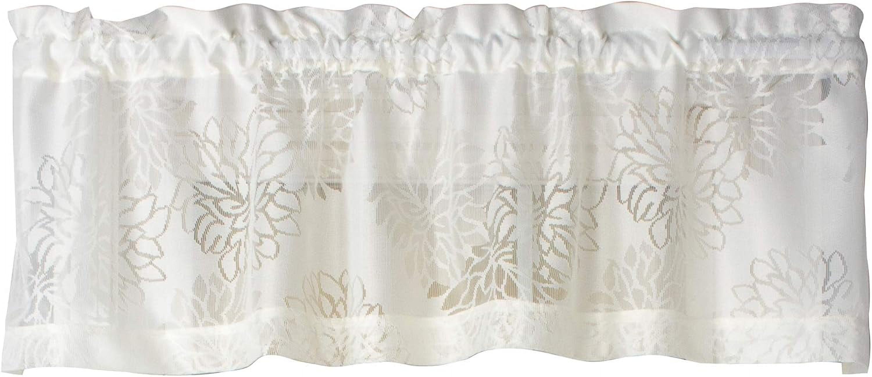 Curtain Mums The Word 54 Inches Wide x 14 Inches Long Lace Valance ...