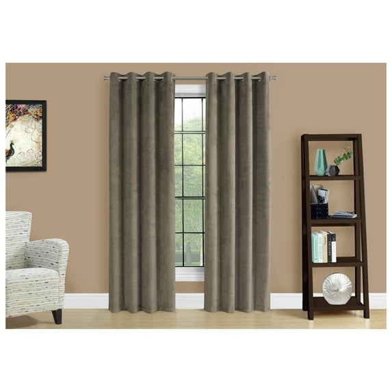 Curtain Panel, 2pcs Set, 52"w X 84"l, Room Darkening, Grommet, Living ...