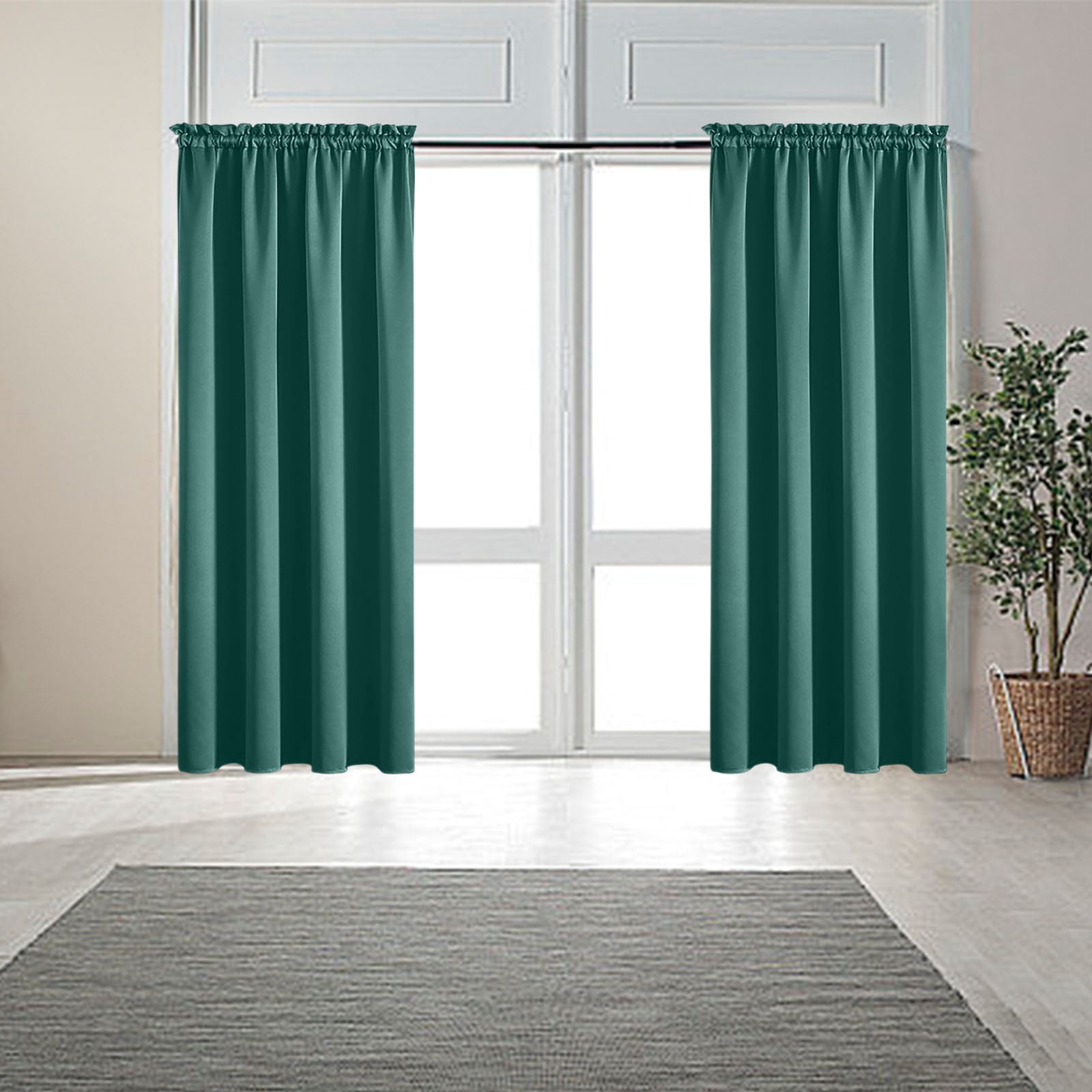 Curtain Panel Elegant 63 Inch Curtain Panel Pair for Bedroom, Curtain ...