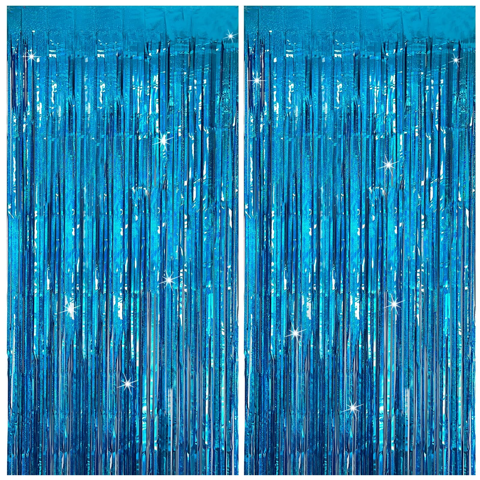 Curtain Party Backdrop Pink Birthday Party Decorations 5 Packs Glitter ...