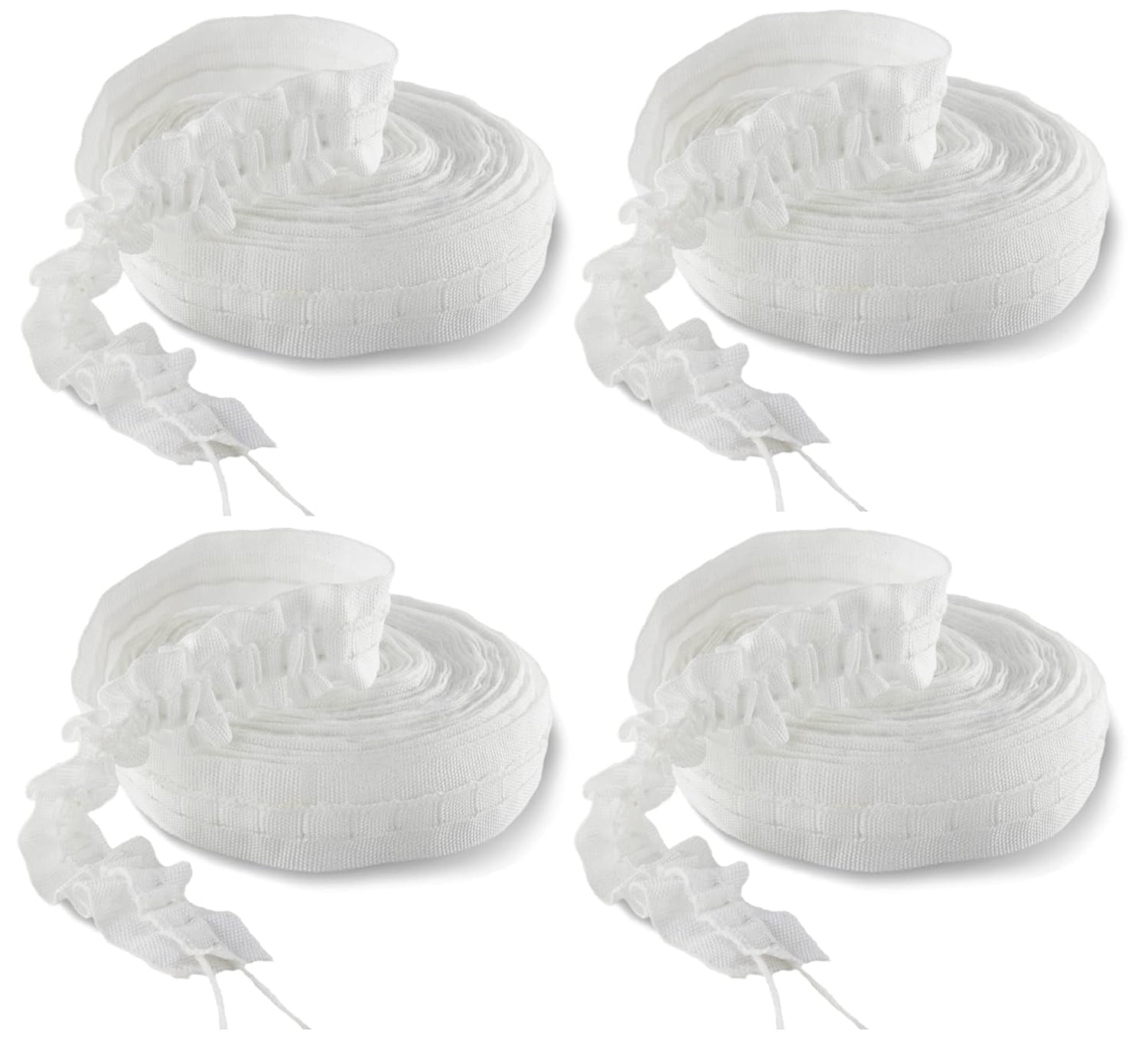 Curtain Pleating Tape 10 Yards White British Style, Perfect for Making ...