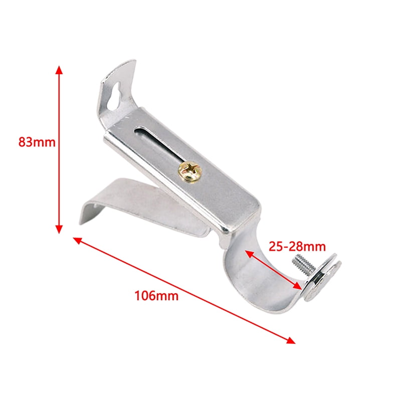 Curtain Pole Bracket Single Pole Double Pole Base Roman Pole Top ...