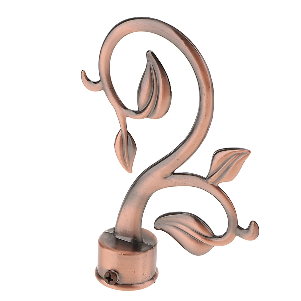 Curtain Pole Finials Window Drapery Rod Decorative End Cap 28mm, 2 ...