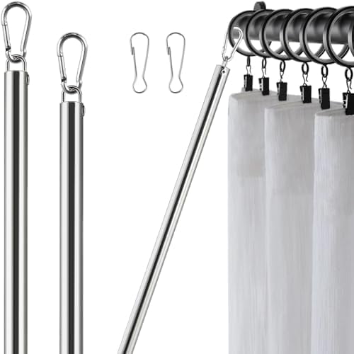 Curtain Pull Wand, Drapery Pull Rod for Curtains 2 Pack Adjustable ...