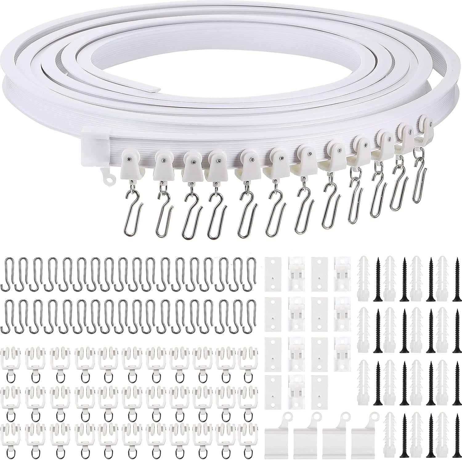 Curtain Rail System for Every Need, Flexible and Cuttable to Fit Any ...