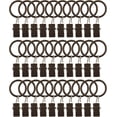 Curtain Ring with Clips,Iron Drapery Clips Hooks,General Rustproof ...