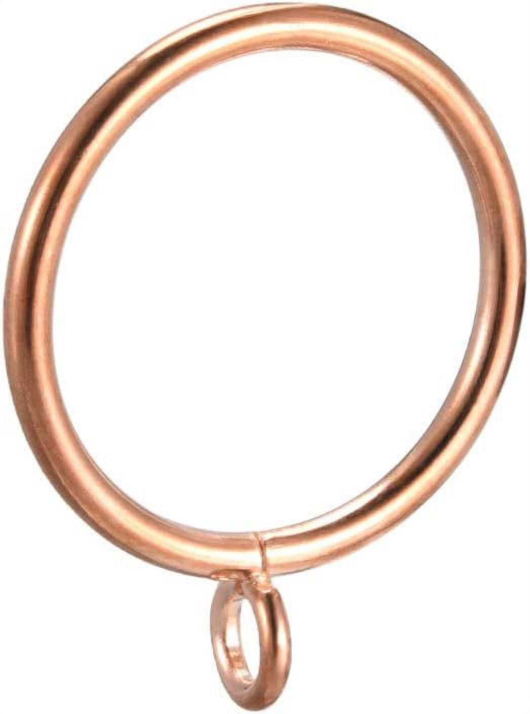 Curtain Rings Metal 28mm Inner Dia Drapery Ring for Curtain Rods Gold ...