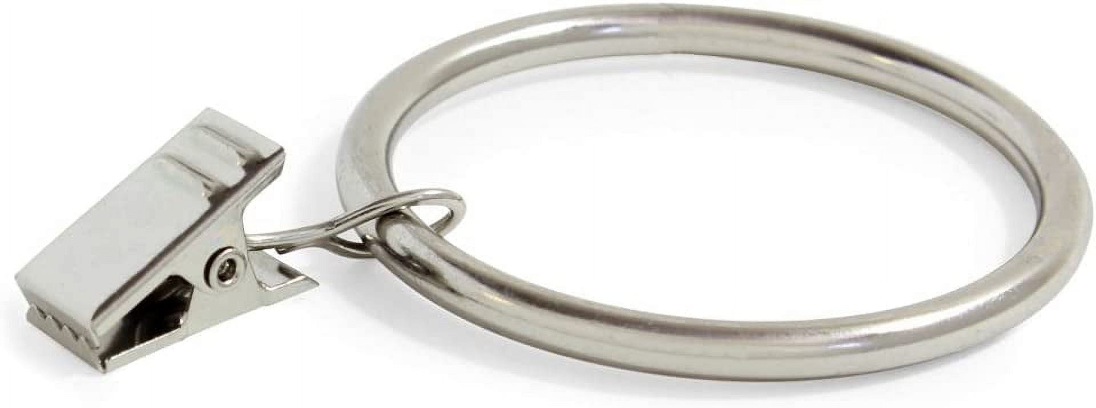 Curtain Rings - Set of 14 Decorative Drapery Rings Curtain Clip Rings ...